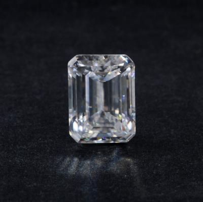 China Genuine 3 Ct VVS1 Emerald Cut DEF Super White Loose Moissanite Diamond 9x7 Mm for sale