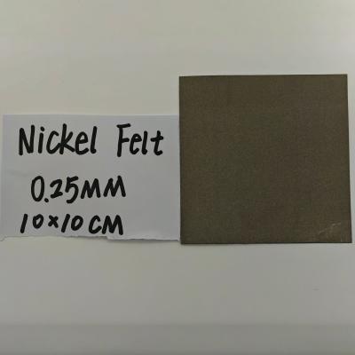 China 30-50% Porosity Nickel Fiber Felt 0.25mm Thick AEM Water Electrolysis Hydrogen Production for sale