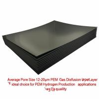 China Average Pore Size 12-20μm PEM Gas Diffusion Layer Width 500-1000mm ideal choice for PEM Hydrogen Production applications for sale