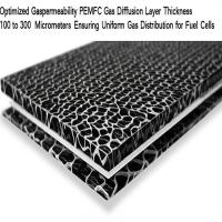 China Optimized Gaspermeability PEMFC Gas Diffusion Layer Thickness 100 to 300 Micrometers Ensuring Uniform Gas Distribution for Fuel Cells for sale