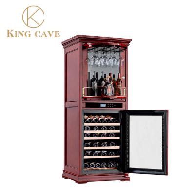 China Glass Display Wine Cellar Fridge Kitchen Wine Chiller For Hotel for sale