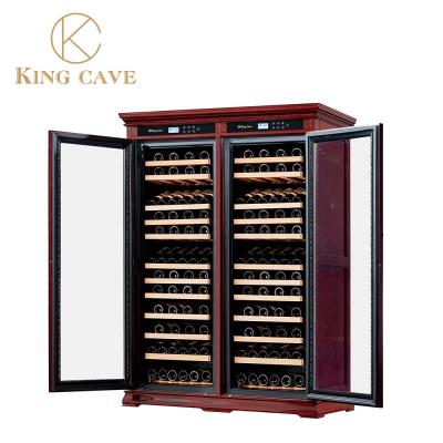 China Customizable Wood Wine Cooler with Super Big Storage Space and LCD/LED Screen for sale