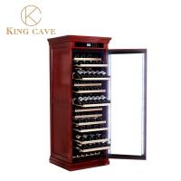China Decorative Living Room Hotel Bar Wine Cooler Cabinet with LED Lights for sale