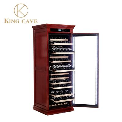 China Decorative Living Room Hotel Bar Wine Cooler Cabinet with LED Lights for sale
