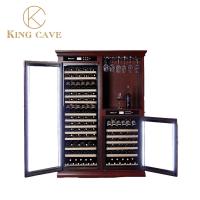 China Constant Temperature Wooden Wine Fridge Cabinet Low Noise Electric for sale