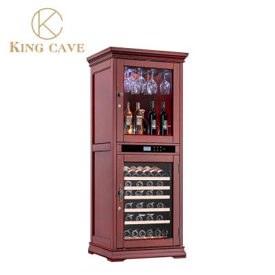 China Custom Glass Single Door Kitchen Wine Cooler Multi Layer Fridge Home Freezer for sale