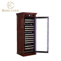 China Luxury Wood Frame Electric Cigar Cooler With Humidity And Temperature Control for sale