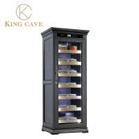China Bar Smoke Store Furniture Reagan Cigar Storage Humidor Cabinet for sale