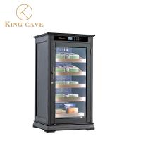 China Digital LED Light Temperature Humidity Control Cigar Cabinet Cooler for sale