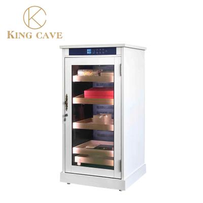 China Luxury Wooden Furniture Style Touch Control Electric Cigar Cooler Humidors for sale