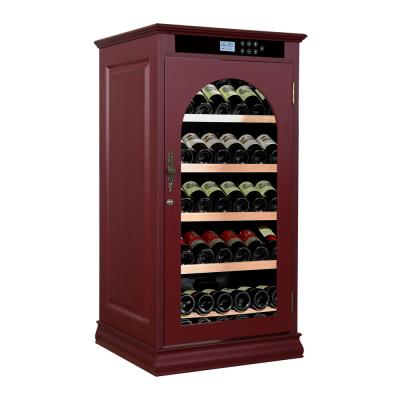 China Luxury Wooden Kitchen Wine Cooler with Humidity Range 50 to 80% and Capacity for 40-50 Bottles for sale