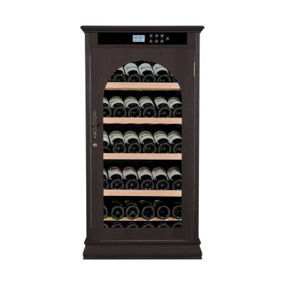 China Freestanding Wooden Kitchen Wine Cooler with 50-100+ Bottle Capacity and Precision Climate Control for sale