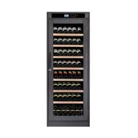 China Premium Wine Cooler Cabinet with Double Pane Glass Door, Thermoelectric Cooling System, and Adjustable Shelves for sale