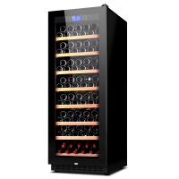 China Freestanding Touch Control Wood Wine Cooler Cabinet with Digital Display for Optimal Wine Storage for sale