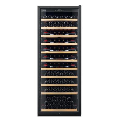 China Freestanding Wine Cooler Cabinet with Digital Temperature Control and LED Lighting for sale