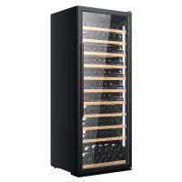 China Modern Digital Touch Control Wine Cooler with Tempered Glass Door and 120 Bottle Capacity for sale