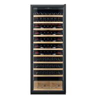 China Smart Digital Temperature Control Wine Cooler Cabinet with Double-Pane Glass Door and 120-Bottle Capacity for sale