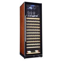 China Wine Cooler Cabinet with Digital Temperature Control Glass Door and LED Interior Lighting for sale