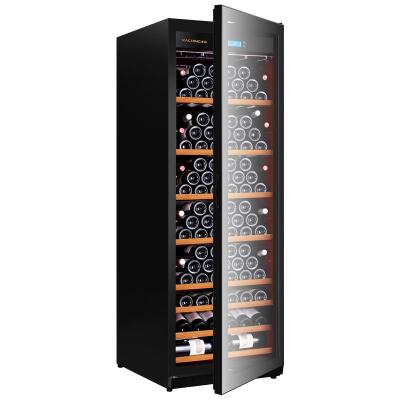 China Large Capacity Wine Cooler Cabinet with Digital Touch Control Panel and UV-Resistant Tempered Glass Door for sale