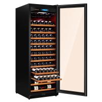 China Kitchen Wine Cooler Refrigerator with Digital Temperature Control and 180-bottle Capacity Double-pane Tempered Glass Door for sale
