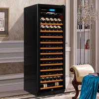 China Kitchen Wine Cooler with LED Interior Lighting Double-Pane Tempered Glass Door and Digital Touch Control Panel for sale