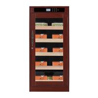 China Large Capacity Wooden Electric Cigar Cooler with Adjustable Humidity Control Humidor Cabinet for sale