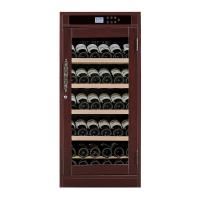China Precise Temperature Control Wine Cooler Cabinet with UV-Protective Glass Door and Thermoelectric Cooling for sale