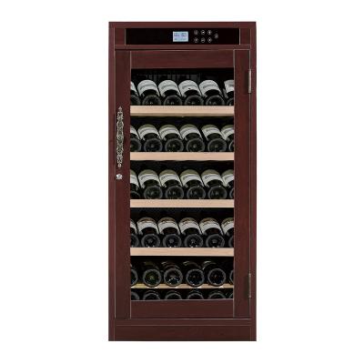 China Precise Temperature Control Wine Cooler Cabinet with UV-Protective Glass Door and Thermoelectric Cooling for sale