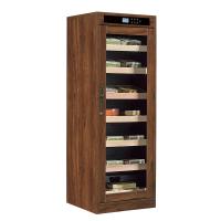 China Solid Wood Cigar Cooler Humidifier with Smart Digital Control Panel and Adjustable Shelves for sale