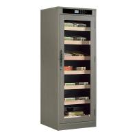 China Precise Temperature Humidity Control Cigar Cooler Humidor with Spanish Cedar Interior and Adjustable Removable Shelves for sale