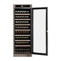 China Elegant Wooden Kitchen Wine Cooler Cabinet with Lockable Glass Door and Thermoelectric Cooling System for sale