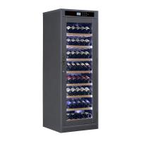 China Precision Temperature Control 48 Bottle Capacity Lockable Design Wine Cooler Cabinet for Wine Storage for sale