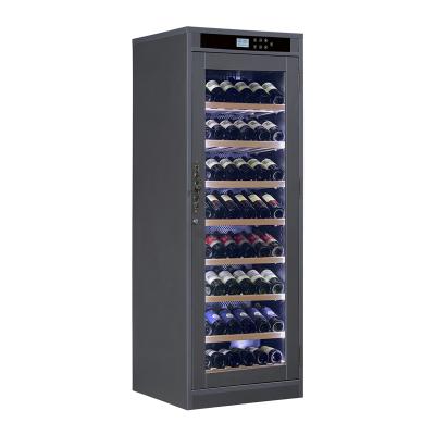 China Precision Temperature Control 48 Bottle Capacity Lockable Design Wine Cooler Cabinet for Wine Storage for sale