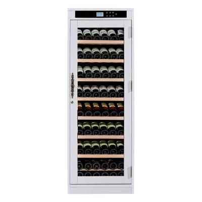 China Touch Control Kitchen Wine Cooler Cabinet with Wooden Shelves and Thermoelectric Cooling for sale