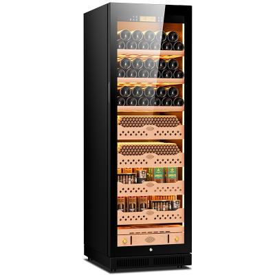 China Spanish Cedar Cigar Cooler Humidor With Digital Temperature & Humidity Control for sale