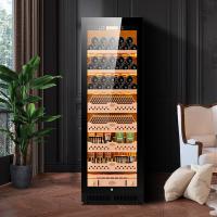 China Dual-Zone Wine & Cigar Cooler Humidifier Constant Temperature Storage Cabinet for sale