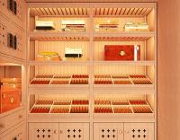 China Luxury Thermoelectric Cigar Cooler Humidor Cabinet With With Digital Hygrometer for sale