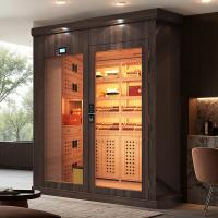 China Luxury Thermoelectric Cigar Cooler Humidor Cabinet With With Digital Hygrometer for sale