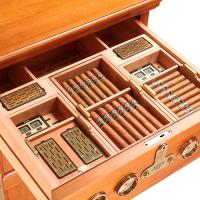 China Precision Climate Control Solid Wood Cigar Cooler Humidor Cabinet for sale