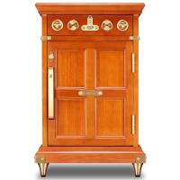 China Precision Climate Control Solid Wood Cigar Cooler Humidor Cabinet for sale
