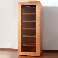 China Nordic Minimalist Solid Wood Cigar Cooler Humidifier With Integrated Lighting for sale