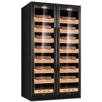 China Premium Dual-Zone Electronic Cigar Humidor Cabinet With Smart Climate Control for sale