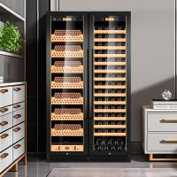 China Premium Dual-Zone Electronic Cigar Humidor Cabinet With Smart Climate Control for sale