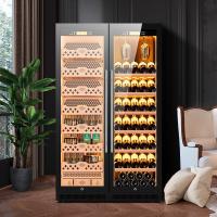 China Premium Dual-Zone Electronic Cigar Humidor Cabinet With Smart Climate Control for sale