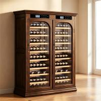China Wood Wine Cooler With Dual-Zone Temperature Control & Digital Touch Display for sale