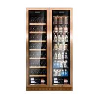 China Luxury Stainless Steel Wine Cooler Cabinet For Home Bar & Commercial Use for sale