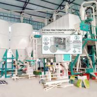 China Grain Crops Processing Machinery Multi Grain Milling Cleaning Peeling Line for sale