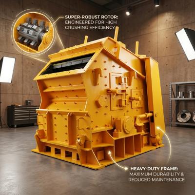 China Rugged Impact Crusher PF-1210 Aggregate Stone Crushing Machine for Mining Building Material for sale