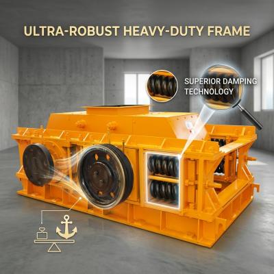 China Durable Double Roller Crusher 2PGQ750x500 Coal Stone Machine for Coal Crushing Line for sale