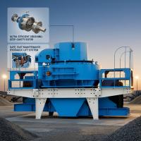 China Vertical Shaft VSI Impact Crusher 8518 Sand Maker Machine for Aggregate Shaping Plant for sale